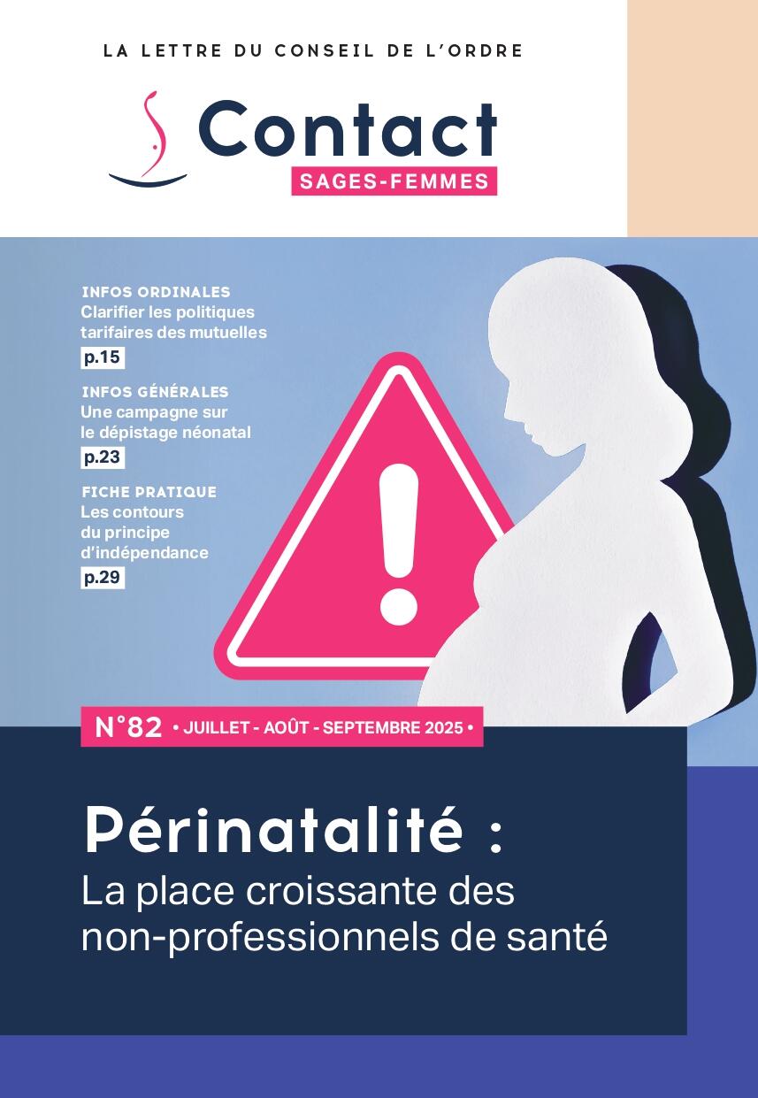 Contact sages-femmes n°82 - Conseil national de l'Ordre des sages-femmes