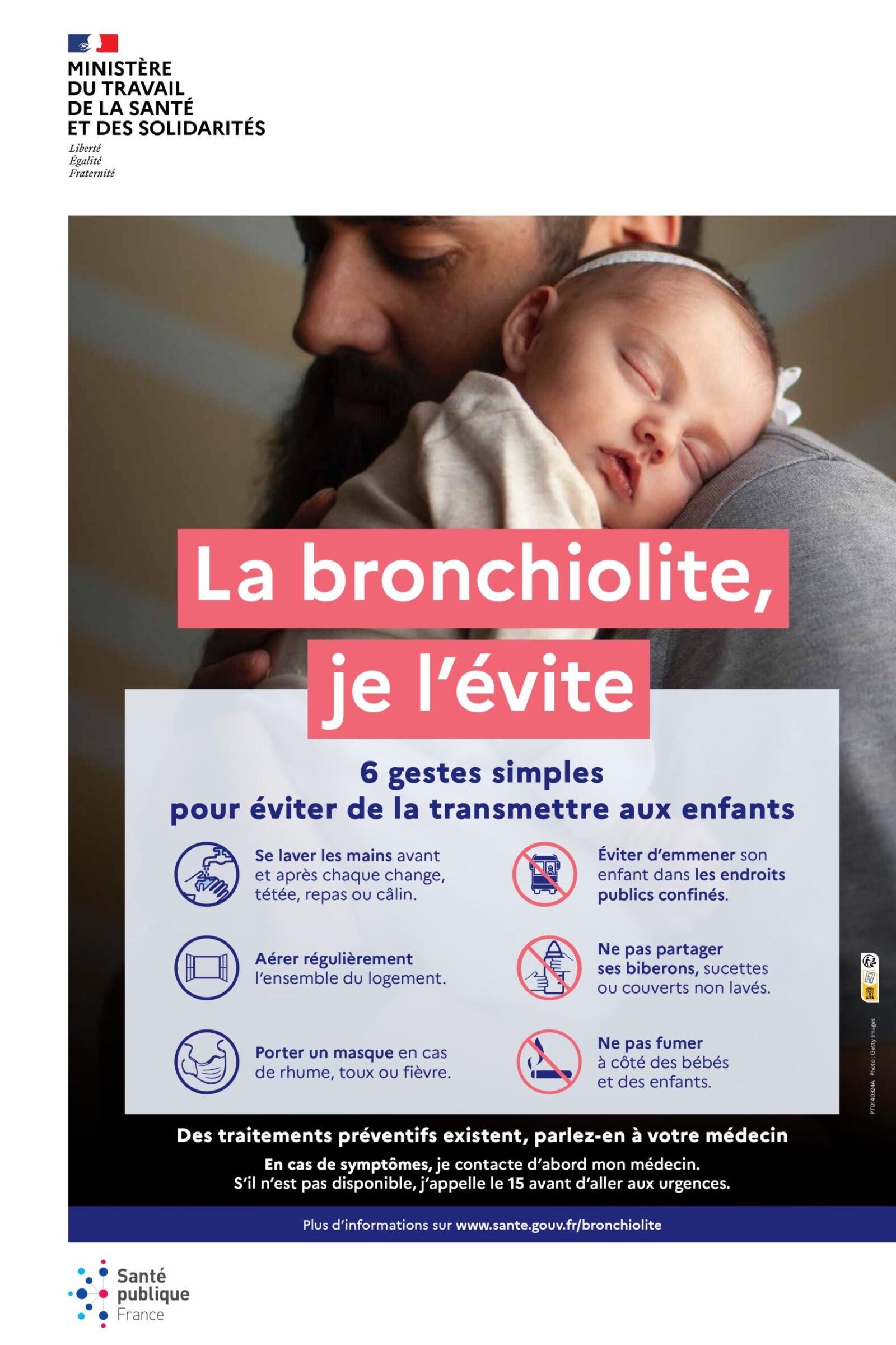 Bronchiolite : commandez les documents de prévention réalisés par Santé ...